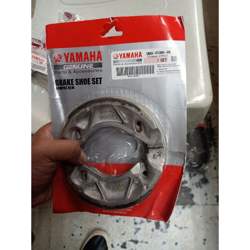 BRAKE SHOE MIO SPORTY/ MIO1/AEROX/MXI 125/MSI 155/M3/MIO I 125/MSI 125 ...