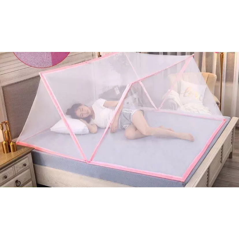 Lightweight foldable single and double family size insect repellent ...
