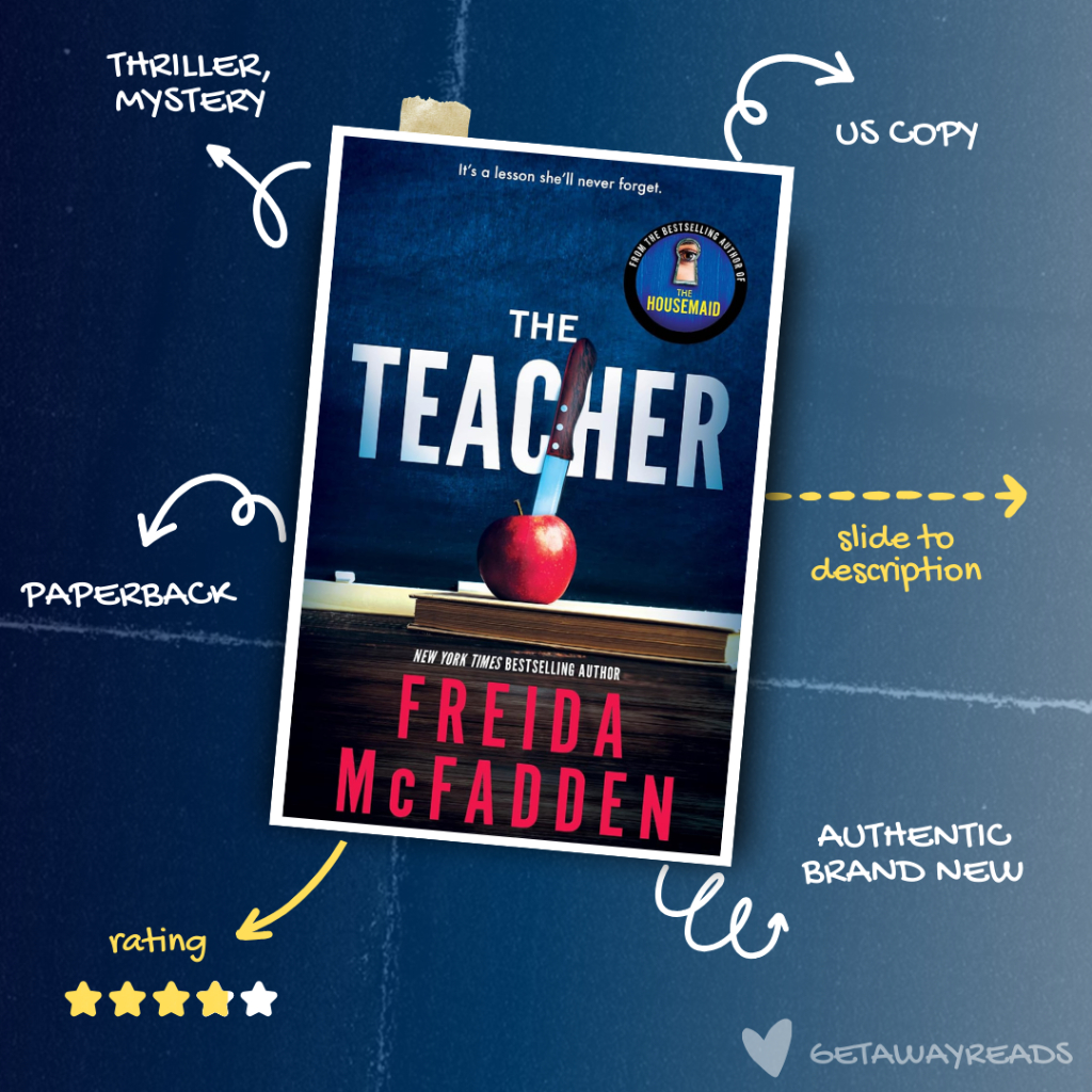 The Teacher by Freida McFadden (Paperback) | Shopee Malaysia