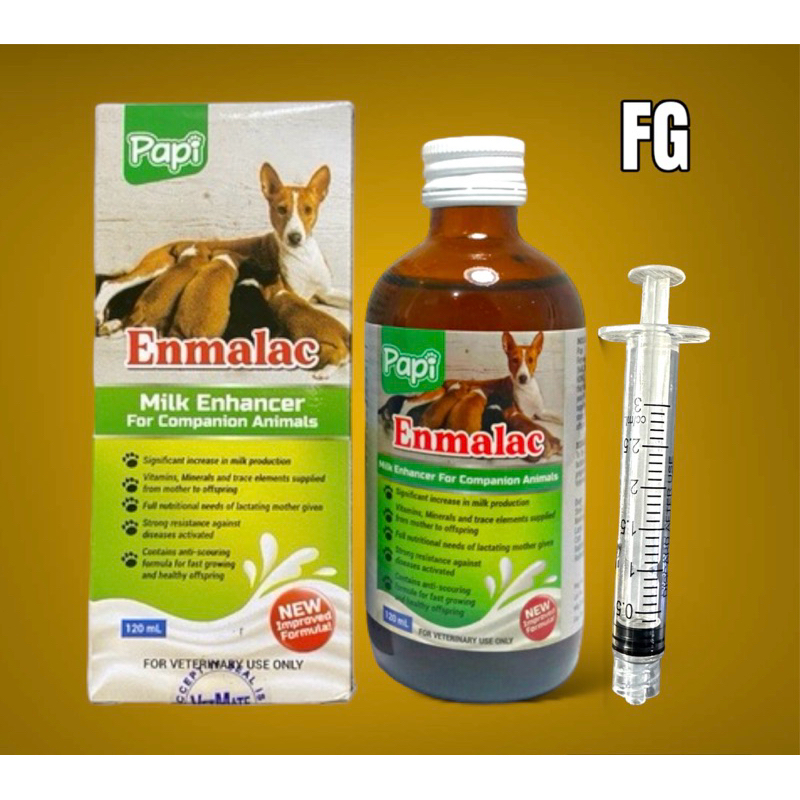 Papi Enmalac Milk enhancer for Dogs&Cats 120ml | Shopee Malaysia