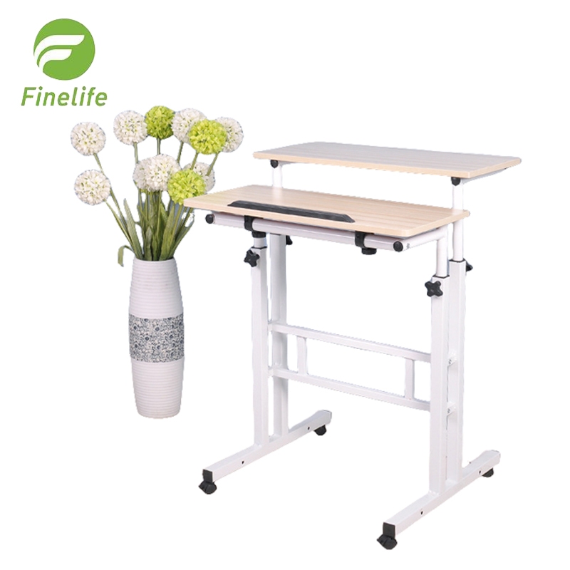 Finelife Adjustable Table Portable Vertical Computer Laptop Table Study ...