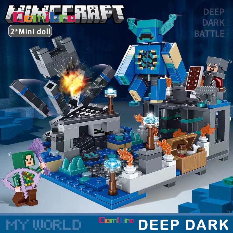 Minecraft Toys Building Blocks Toys My World Set Dark Gate 3D Model ...