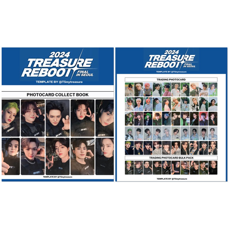 Treasure Reboot Final in Seoul Photocard Tingi (Collect Book, Trading ...