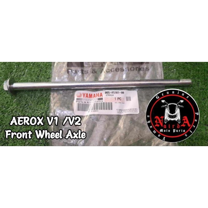 YGP-FRONT WHEEL AXLE FIT FOR YAMAHA AEROX V1/V2 | Shopee Malaysia