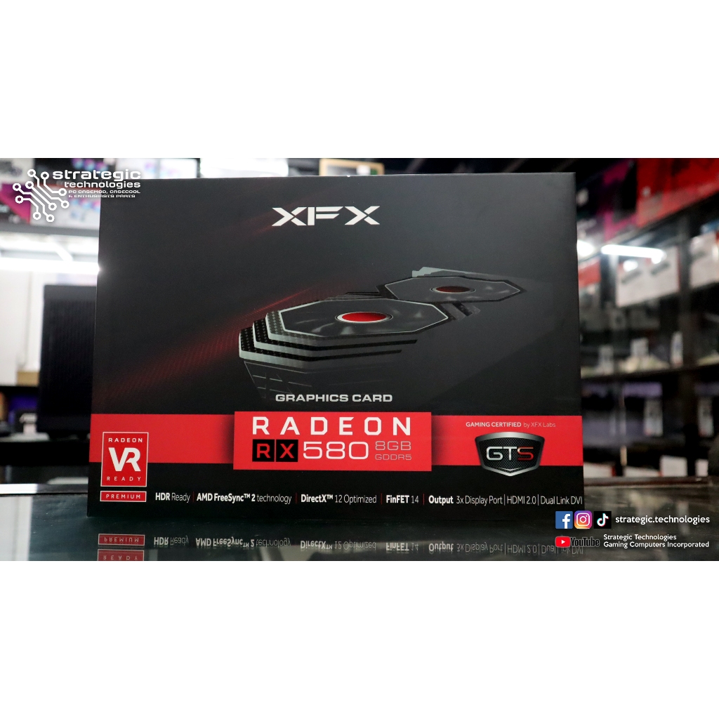 XFX AMD Radeon RX 580 GTS Edition 8GB GDDR5 Video Card | Shopee Malaysia