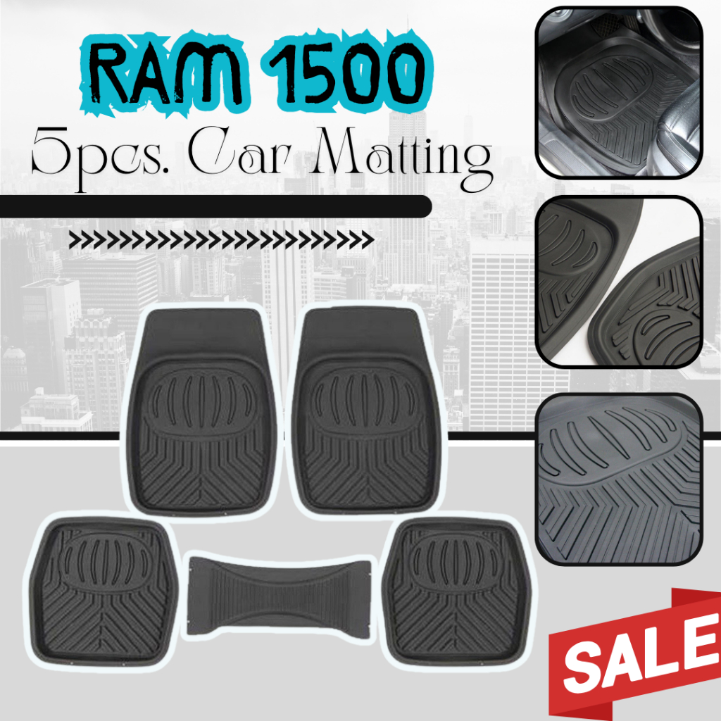 RAM 1500 5pcs. High Quality Car Floor Mat Anti-slip Mat Palanggana Type ...
