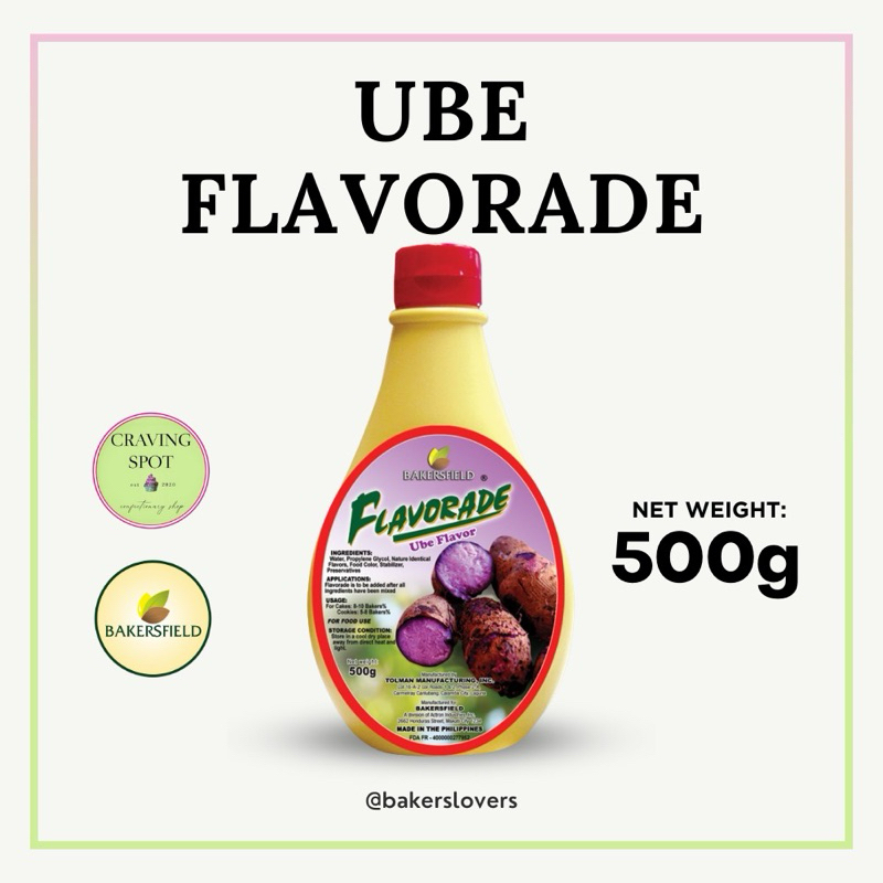 BAKERSFIELD UBE FLAVORADE 500G|JANUARY 2026 EXPIRY | Shopee Malaysia