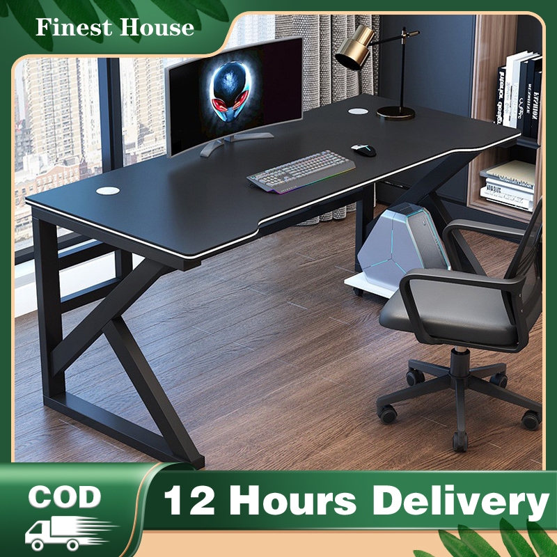 140/120/100cm Gaming Table Computer Desk Office Table Playing PC Home ...