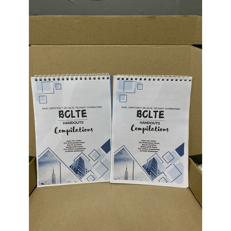 BCLTE HANDOUTS COMPILATION | Shopee Malaysia