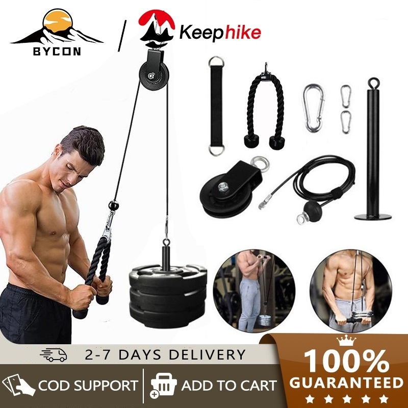 muscle Fitness System Loading DIY Pulley Cable Machine Attachment ...
