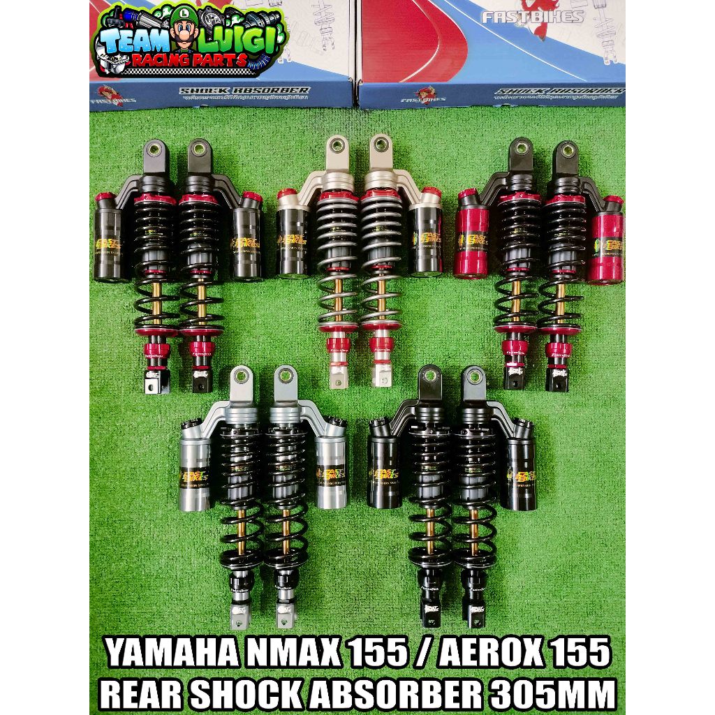 FASTBIKES YAMAHA NMAX 155 REAR SHOCK ABSORBER W/TANK 335MM FULLY ...