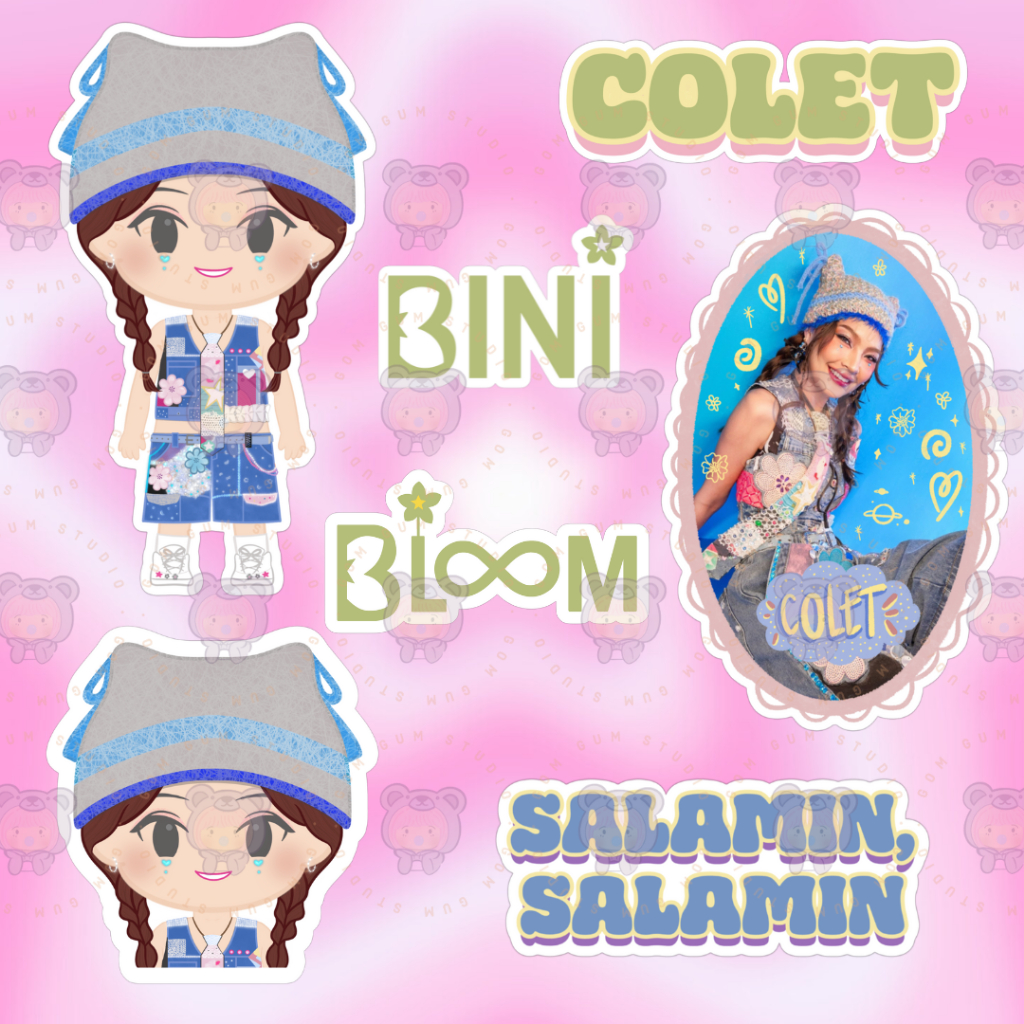BINI MEMBER STICKER SETS - SALAMIN SALAMIN | Shopee Malaysia