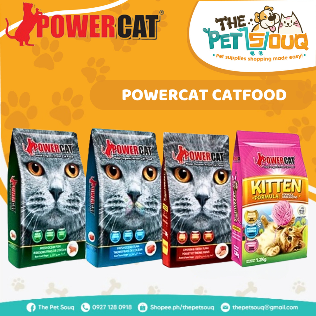 POWERCAT HALAL ORGANIC FRESH adult and kitten cat food 7kg and 8kg ...