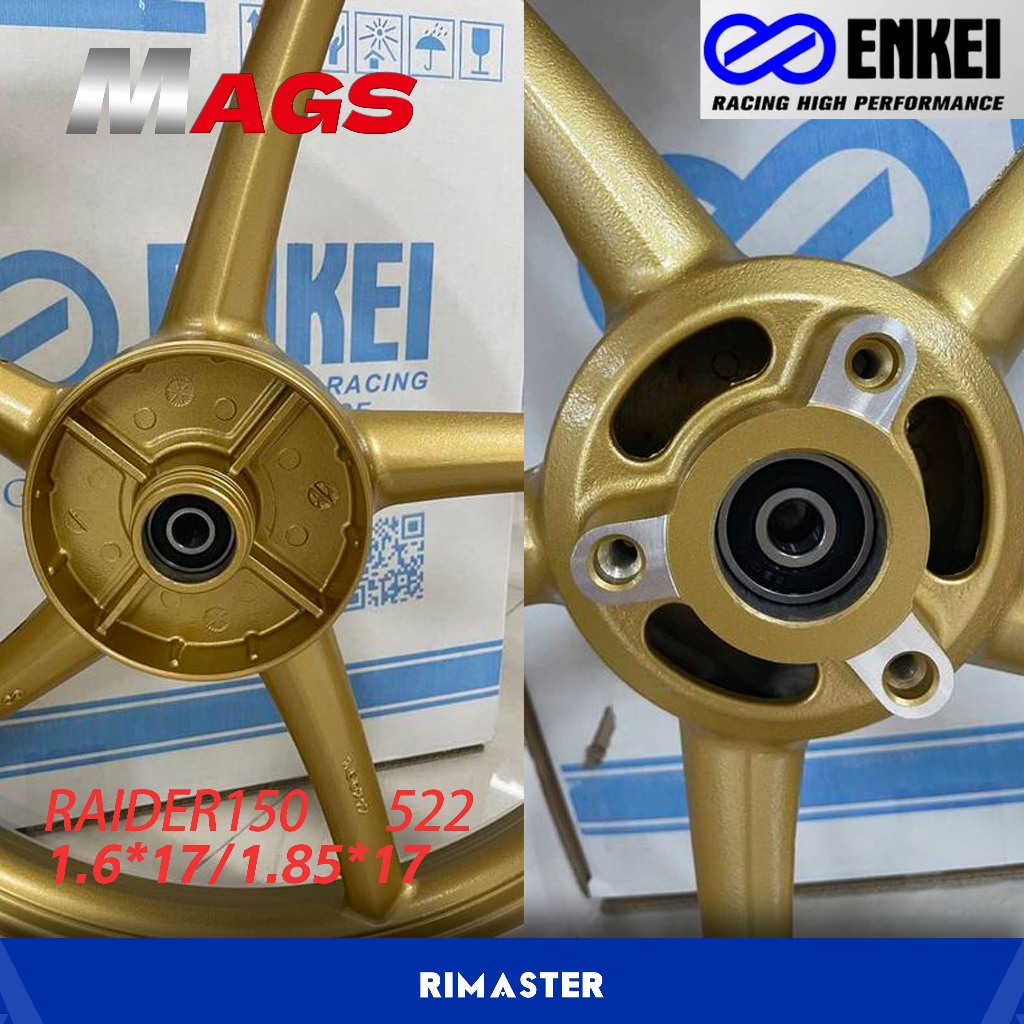 522 Enkei Mags Suzuki Raider 150 Carb / Raider 150 FI Front Disc 4 ...