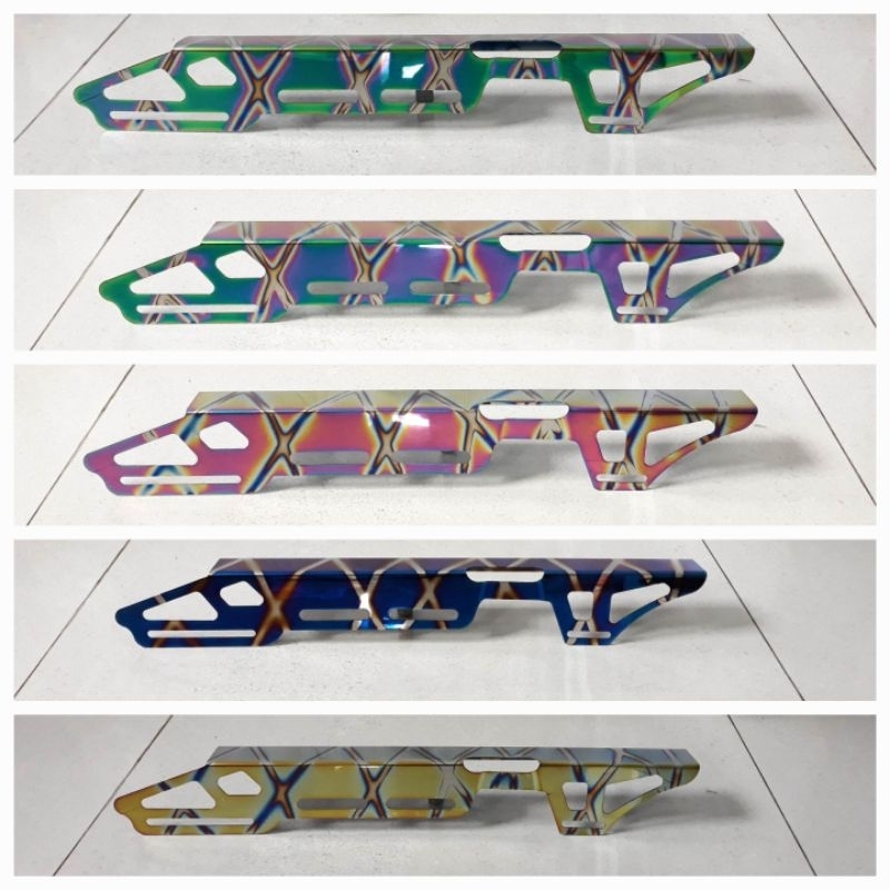 Chain Cover Titanium Honda / Rusi MP / Motoposh / SYM (XRM110, XRM125 ...