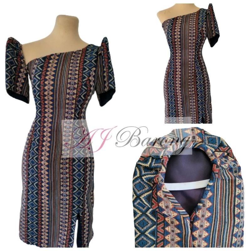 Modern Filipiniana Venus cut ethnick FD 08 with detachable mistiza ...