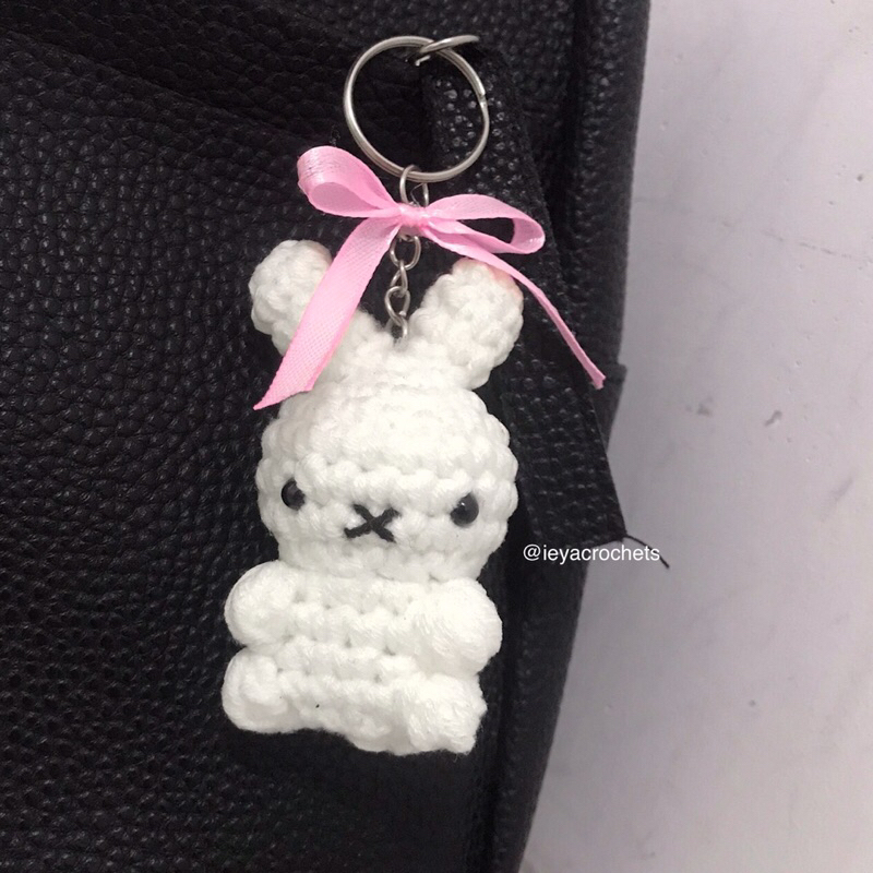 Crochet Miffy Keychain | Bunny Amigurumi | Shopee Malaysia