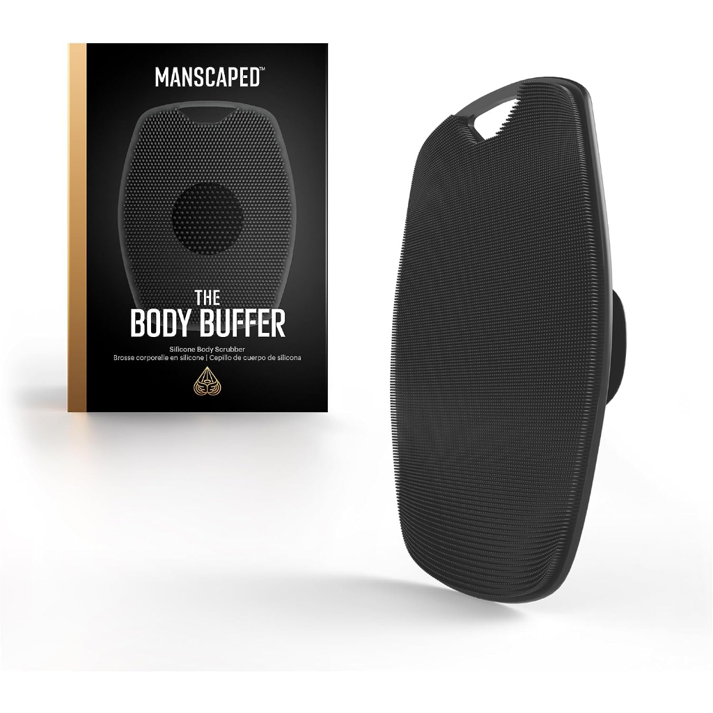 MANSCAPED The Body Buffer Premium Silicone Scrubber for Nourishing ...