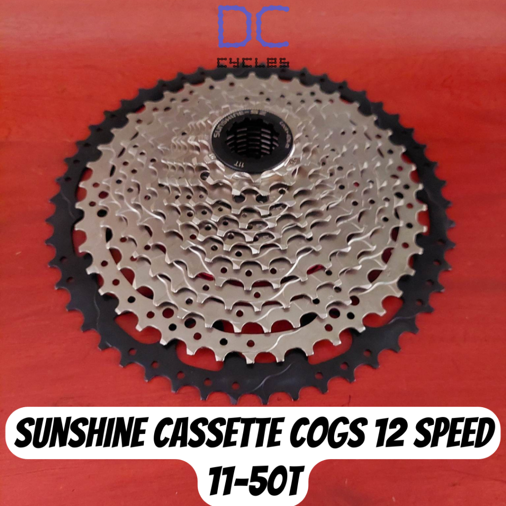 Sunshine 12 speed cogs, cassette type (11-50T) | Shopee Malaysia