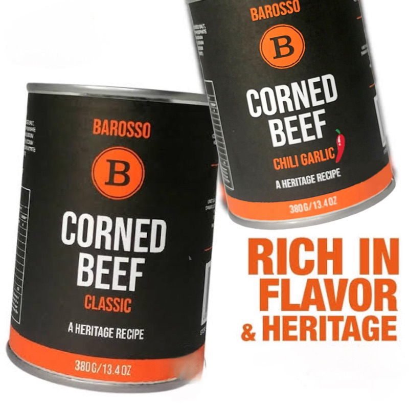 BAROSSO A Heritage Recipe Corned Beef 380 grams | Shopee Malaysia