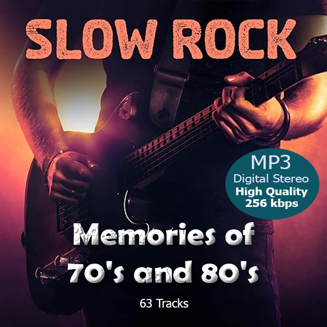 SLOW ROCK MEMORY 70's 80's 63 Tracks 256kbps Mp3 music CD | Shopee Malaysia