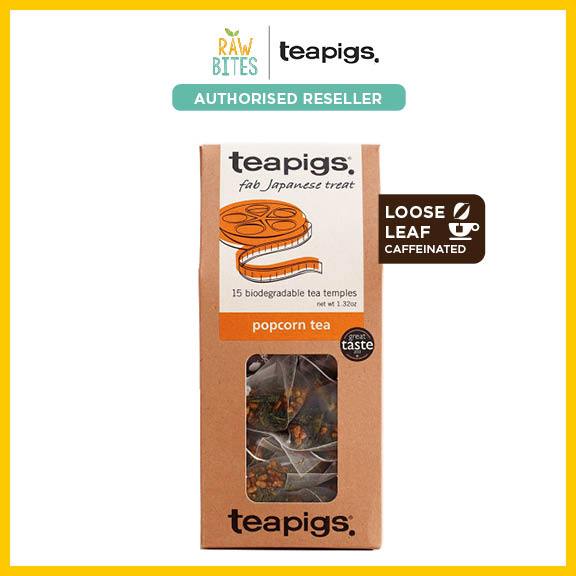 Teapigs Popcorn Tea 37g/15 tea temples (Caffeine Free, Gluten Free ...