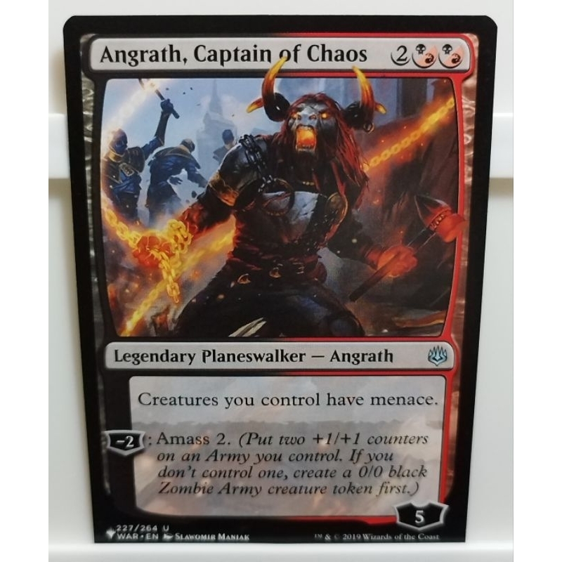 Angrath, Captain of Chaos (Magic the gathering) | Shopee Malaysia