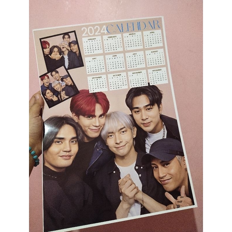 MAHALIMA Cute Pink WALL CALENDAR 2024 A3 POSTER SIZE | Shopee Malaysia