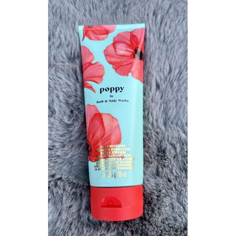 BBW poppy ultimate hydration body cream with hyaluronic acid | Shopee ...