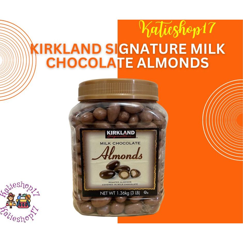 Kirkland Signature Milk Chocolate Almonds and Raisins/ 25 Mixed Minis ...