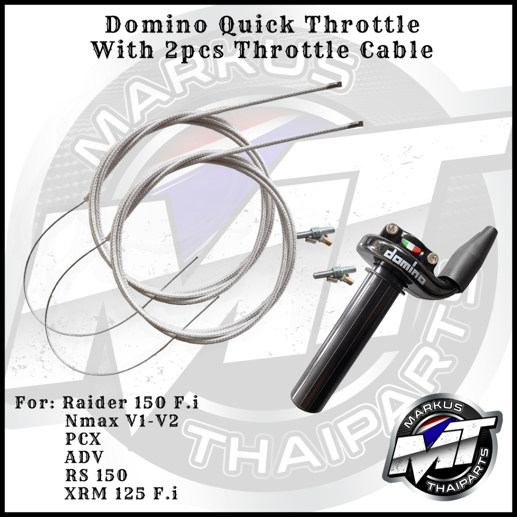 Domino Quick Throttle With Cable 2x for Raider F.i, PCX, Nmax v1 - v2 ...
