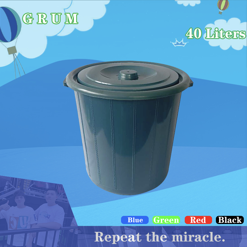 Heavy duty water container | drum with cover (25L/40L) | Shopee Malaysia