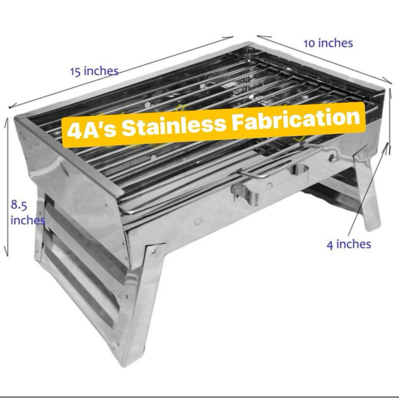 stainless foldable ihawan | Shopee Malaysia