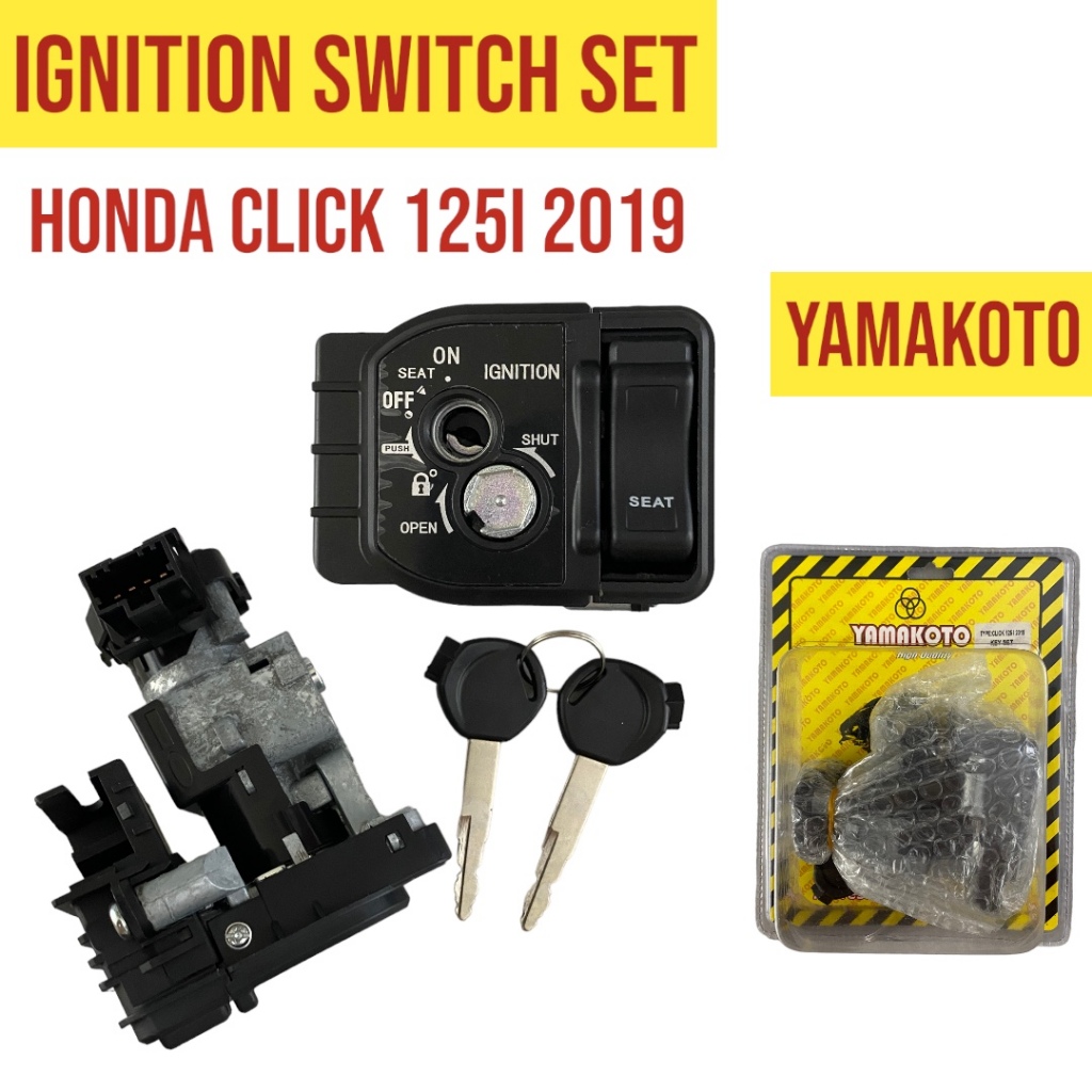 YAMAKOTO 1 Set Motorcycle Ignition Switch HONDA CLICK 125I 2019 ...