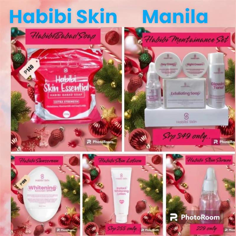 HABIBI SKIN HABIBI FACIAL SET NEWPACKING OLD PACKING Babad Soap Lotion ...