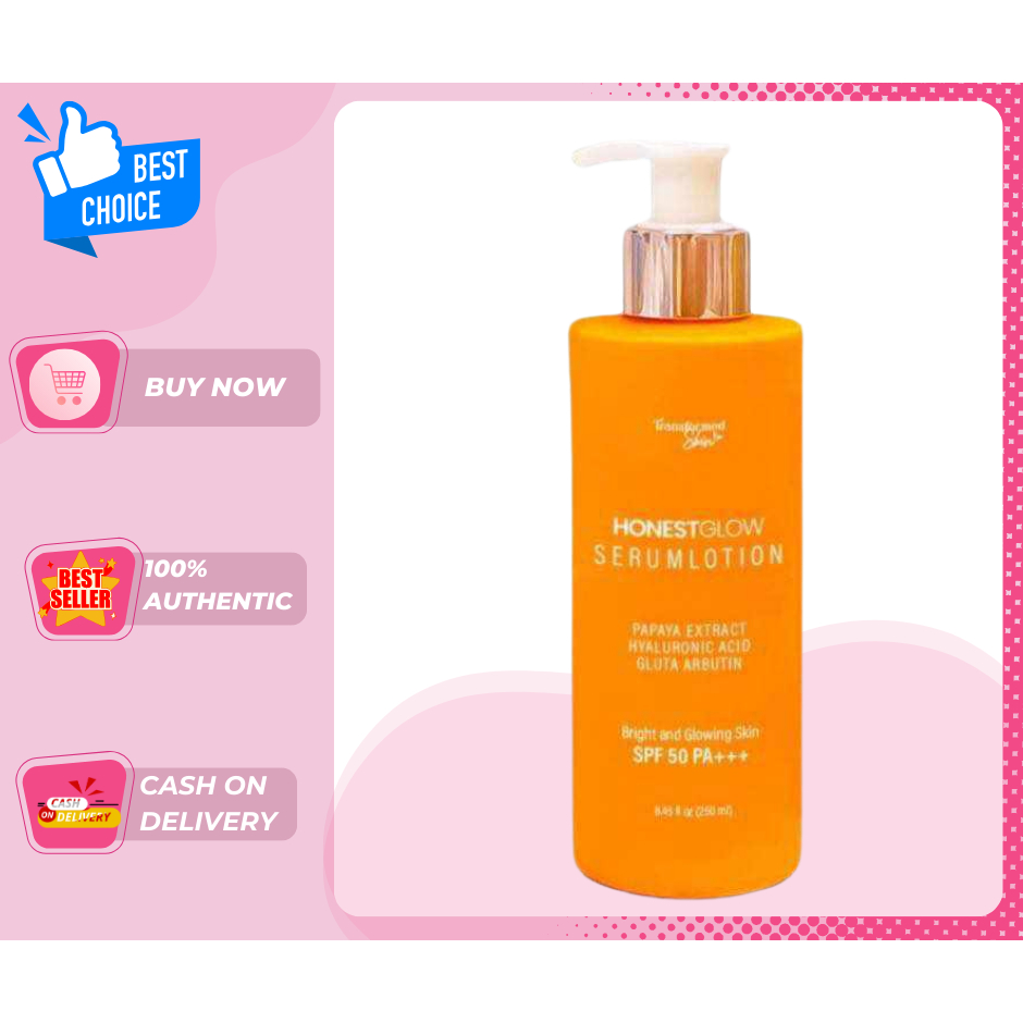 Honest Glow Serum Lotion 250ml | Shopee Malaysia