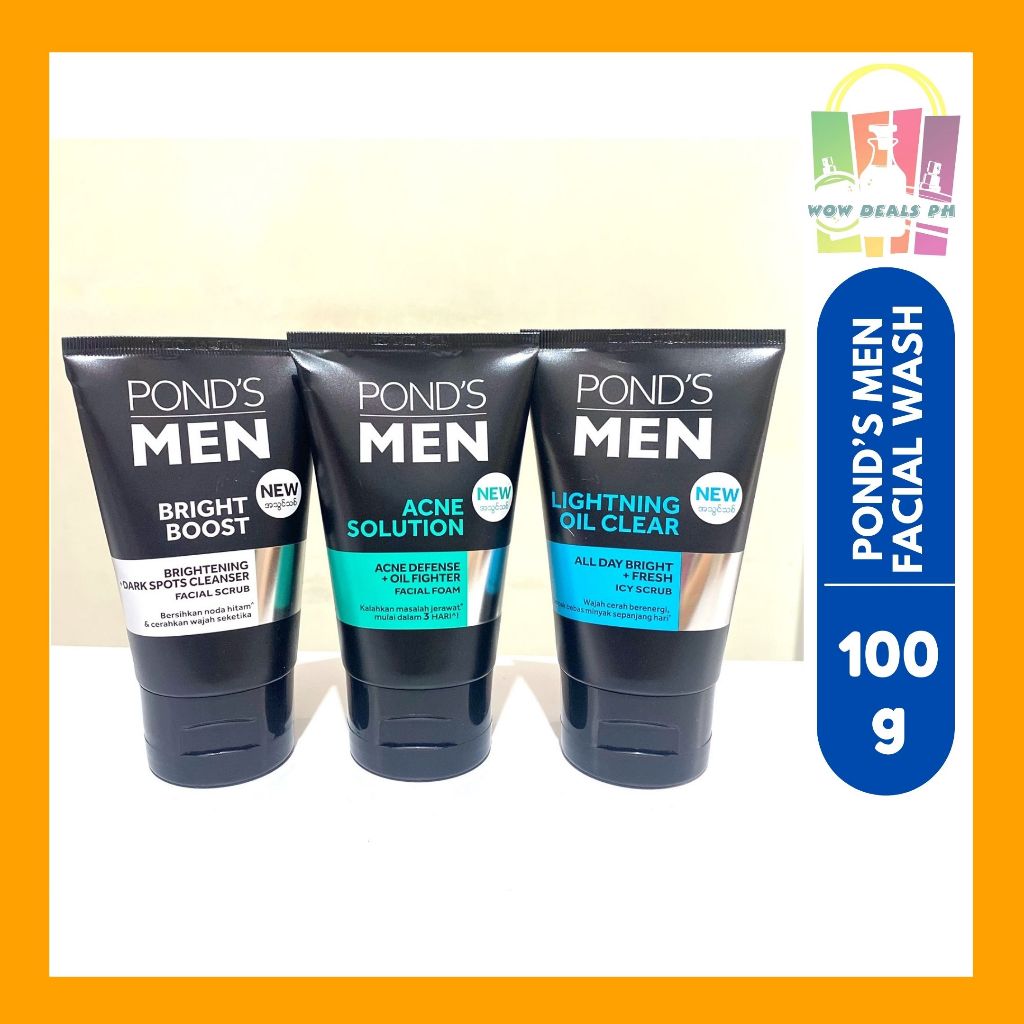 Ponds Men Facial Wash 100g | Shopee Malaysia