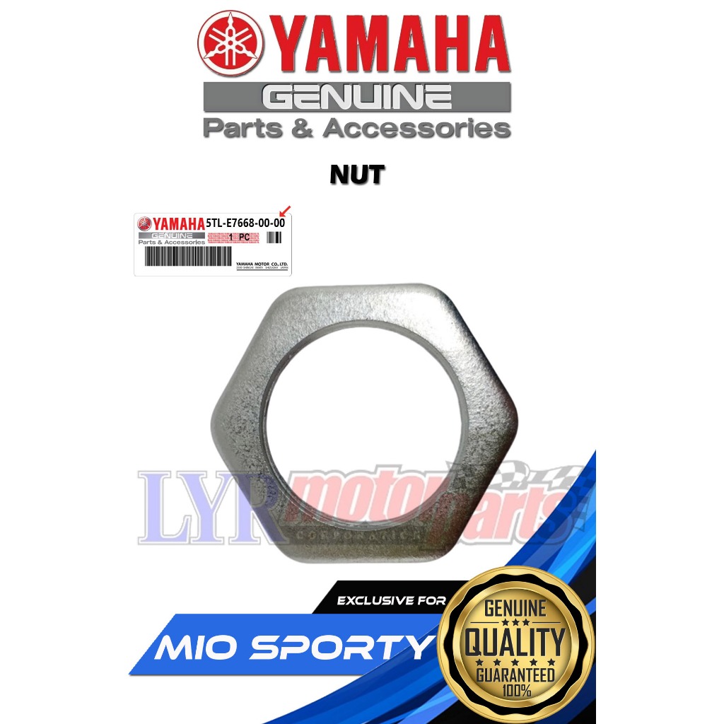 YAMAHA NUT TORQUE DRIVE FOR MIO 115 SPORTY ( 5TL-E7668-00-00 ) | Shopee ...