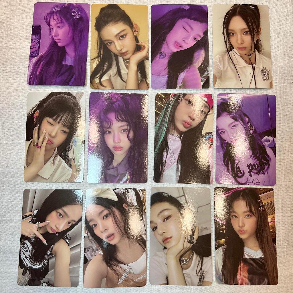 NEW JEANS GET UP Official Photocards - Minji, Hanni, Haerin, Danielle ...