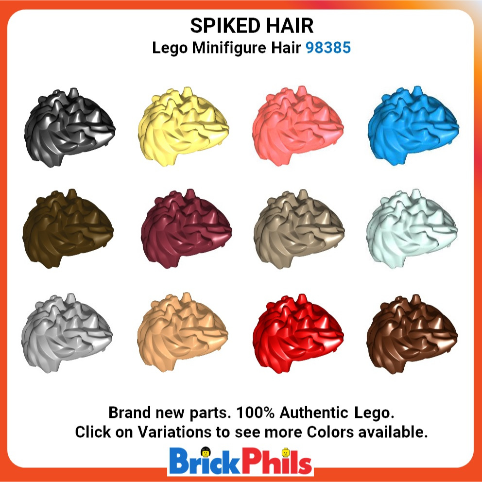 Lego Hair 98385 - Spiked Hair | Shopee Malaysia