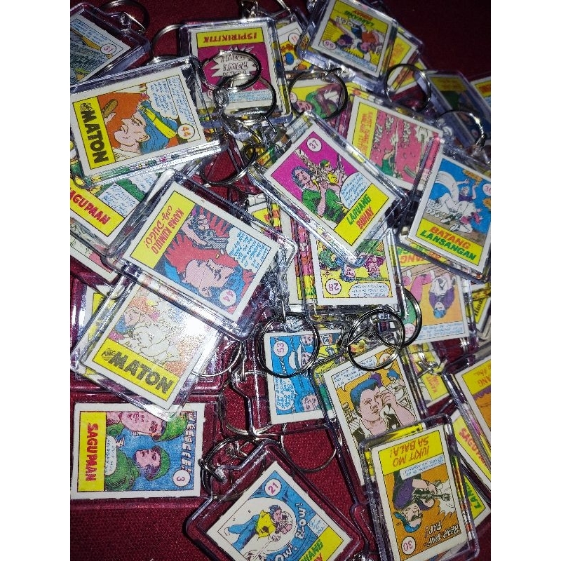 Vintage Pinoy Movie Teks Keychain | Shopee Malaysia