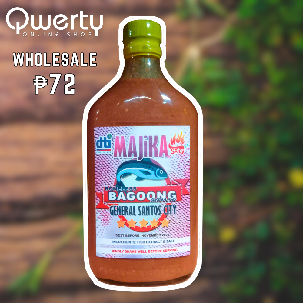 BONELESS BAGOONG SPICY 375ML FRESH FROM GENSAN MAJIKA PRODUCT | Shopee ...