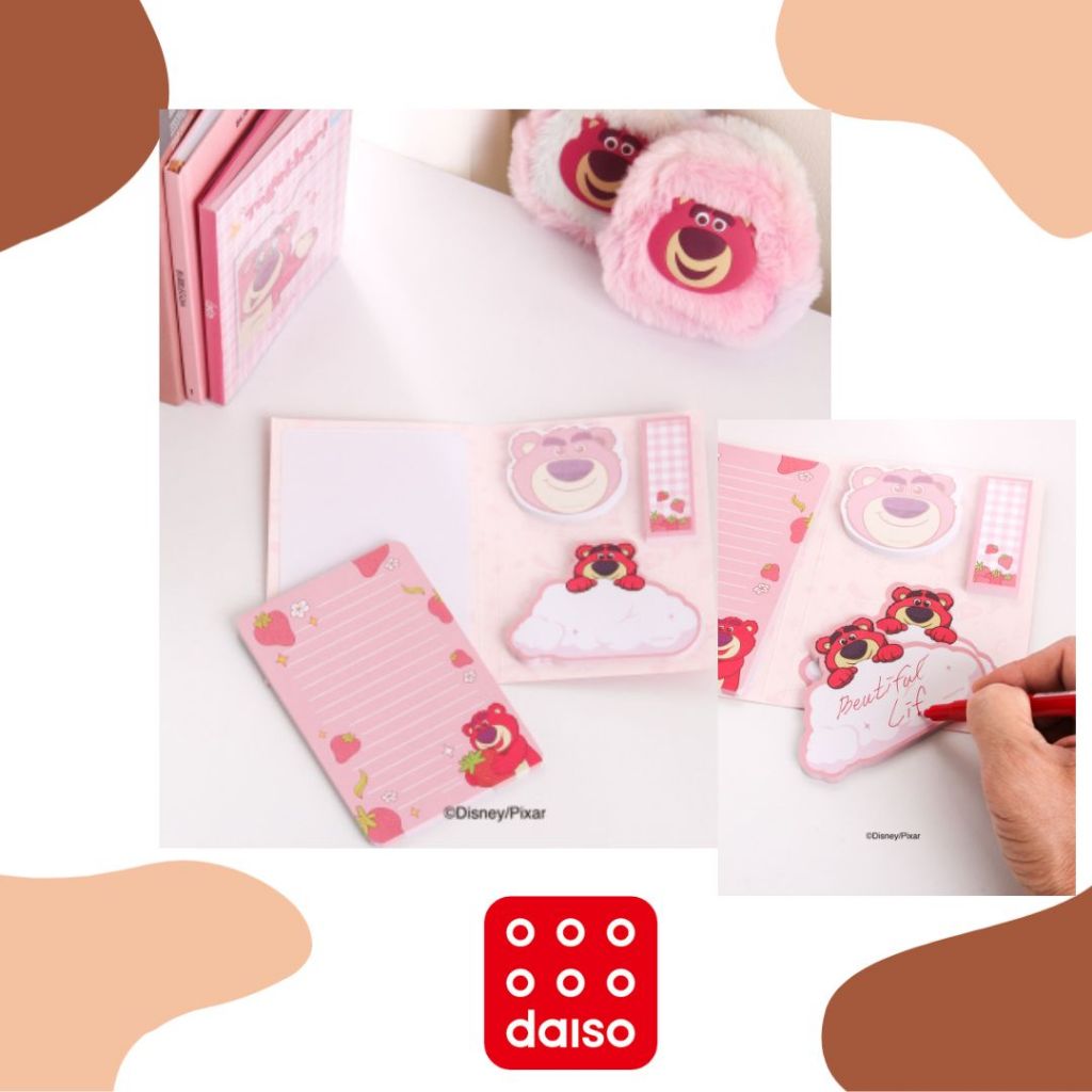 [DAISO KOREA] Lotso Memo Pad Notebook (160 sheets) | Shopee Malaysia