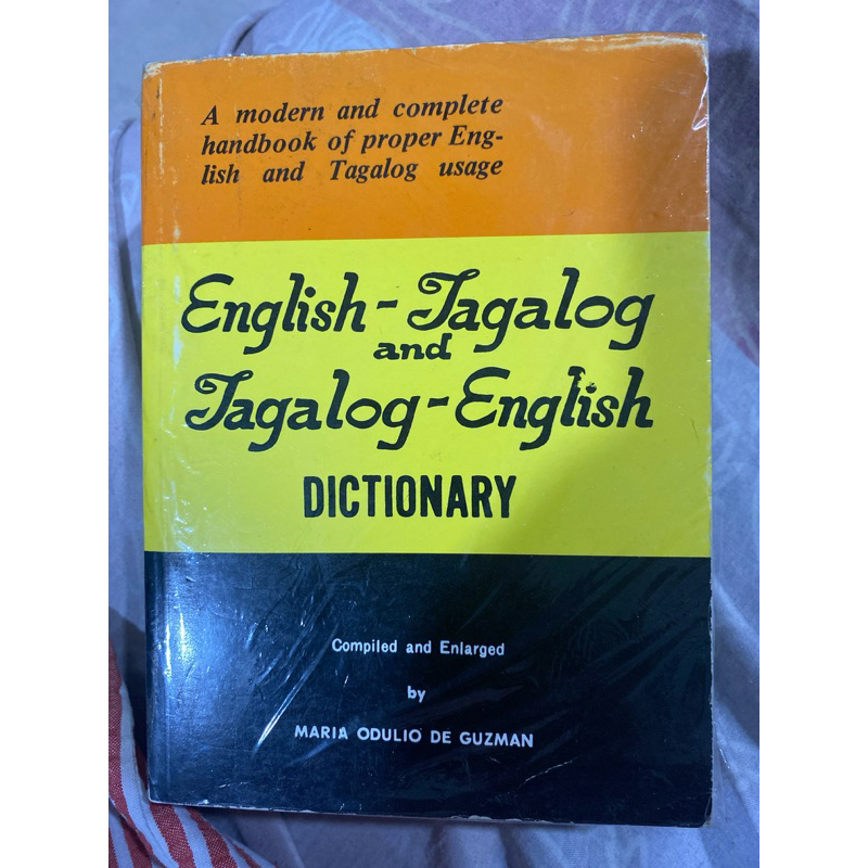 English Tagalog and Tagalog English Dictionary | Shopee Malaysia