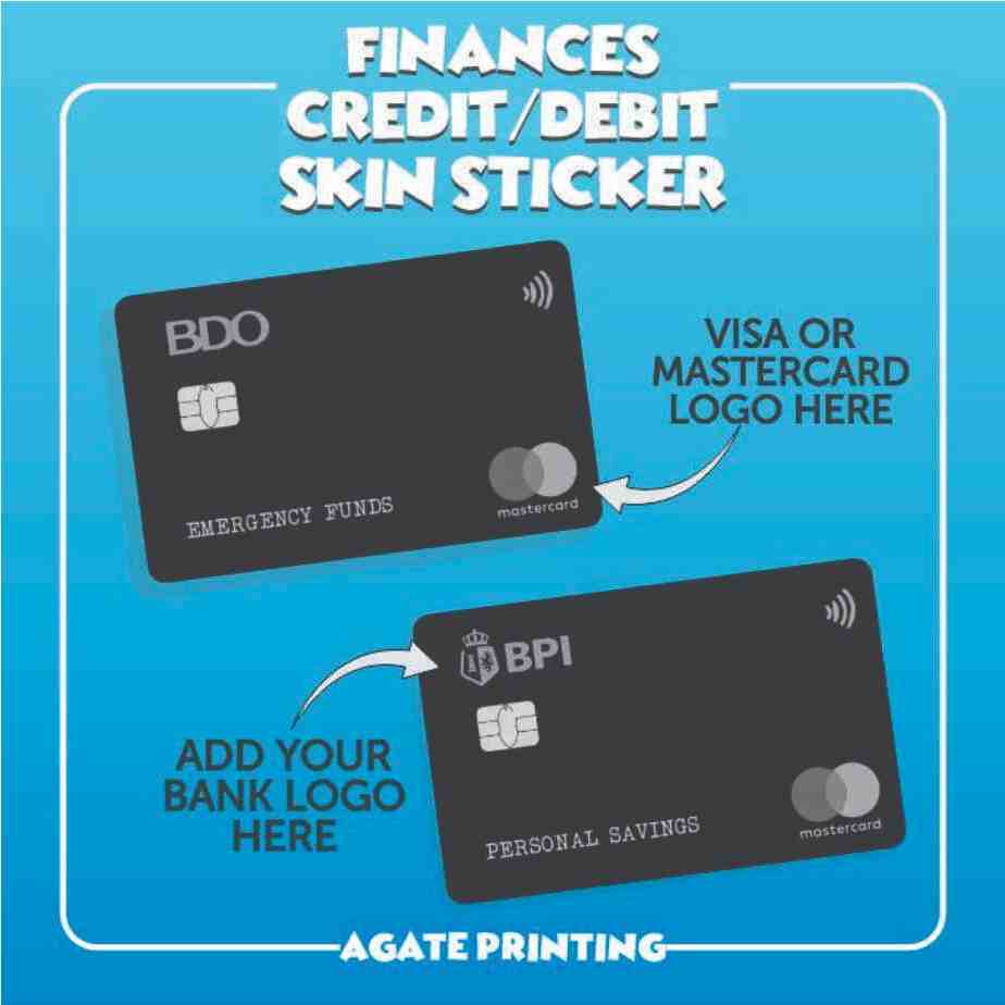 Finances Black ATM BEEP DEBIT BANK Card Skins Stickers | Shopee Malaysia