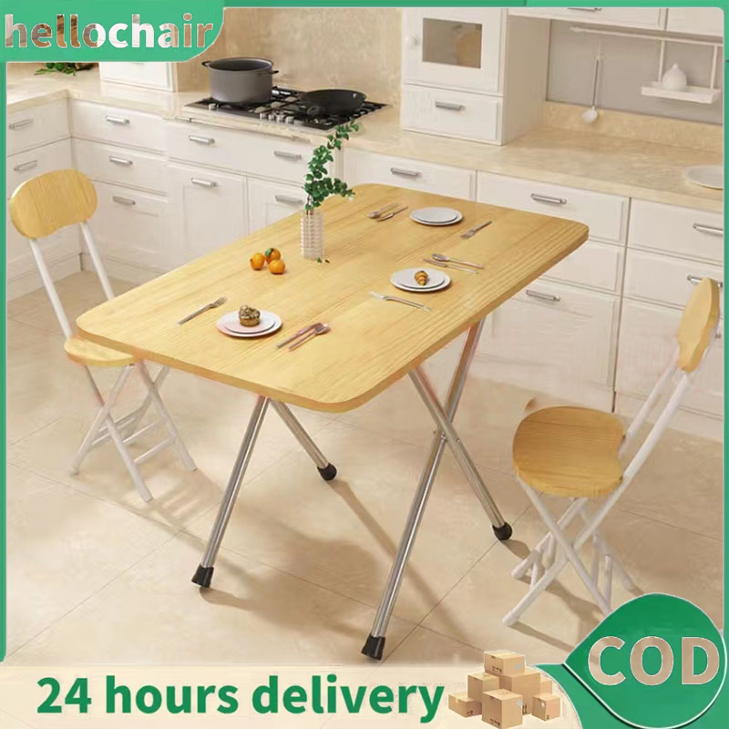 Foldable Dining Table Simple Long Table Outdoor Camping Picnic Portable ...