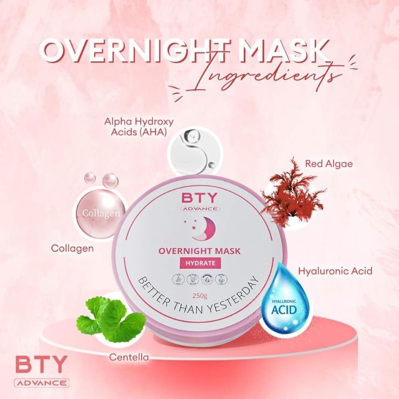 BTY OVERNIGHT MASK 250g | Shopee Malaysia