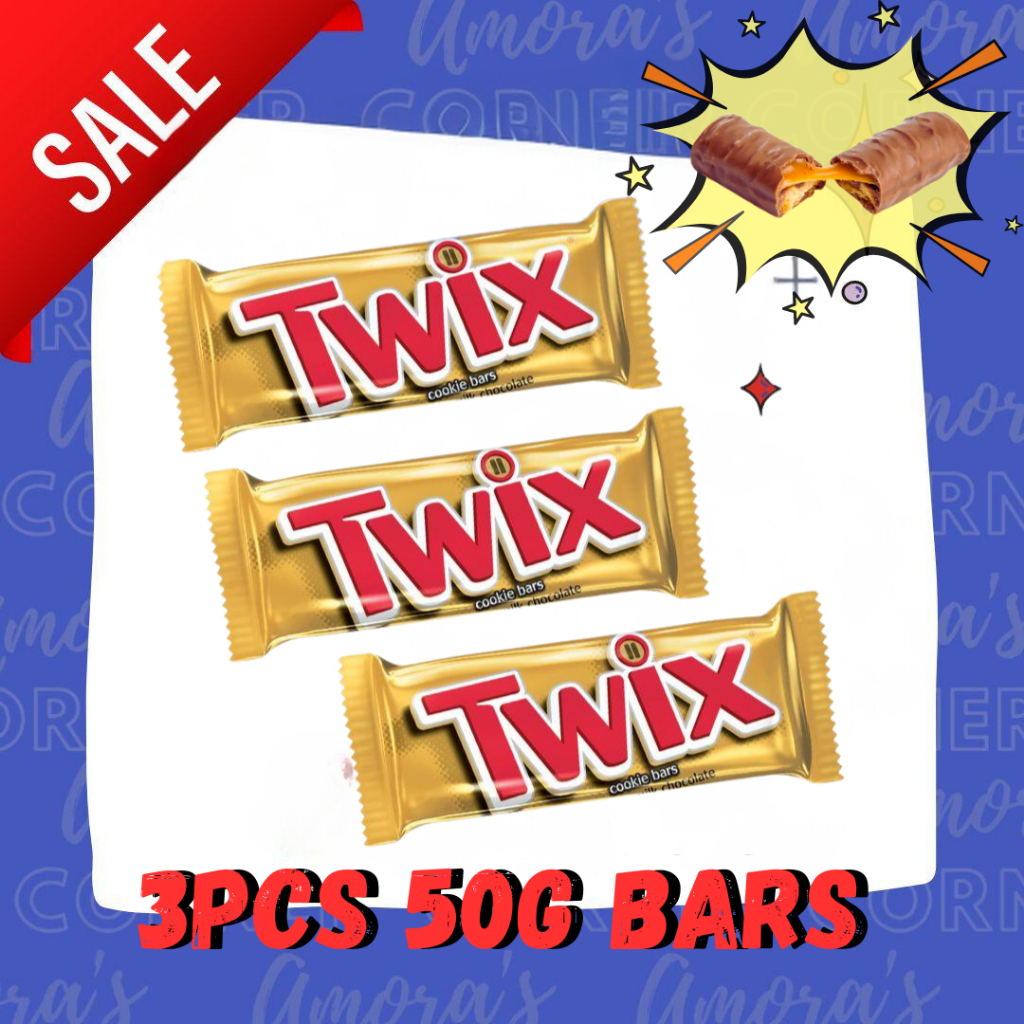 [3pcs per set] Twix chocolate bar, 50g | Shopee Malaysia