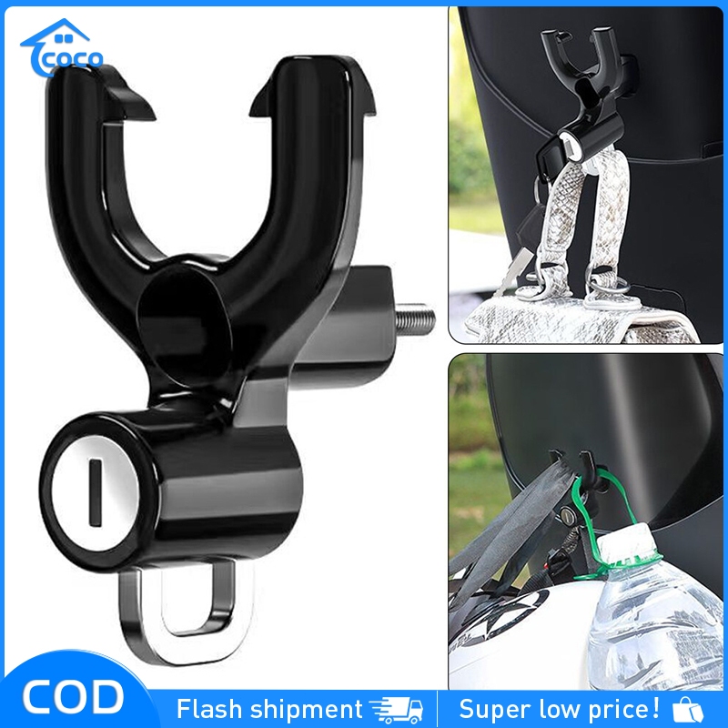 Universal Metal Motorcycle Helmet Lock Bike Handlebar Helmet Anti-theft ...