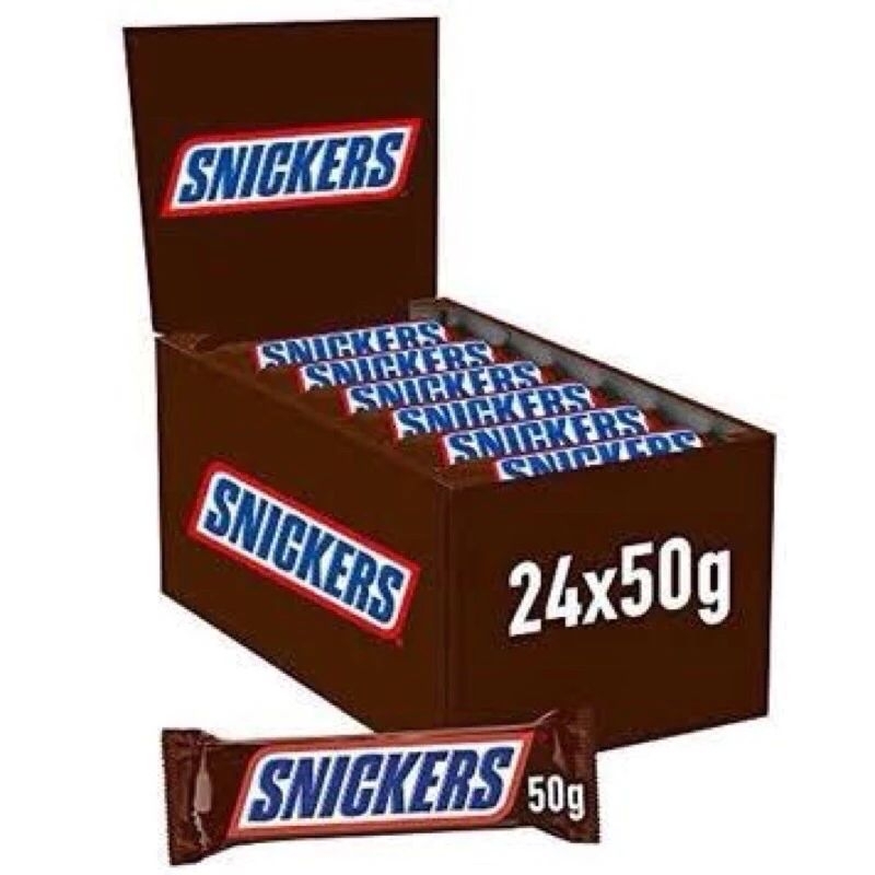 Snickers Chocolate Bar 24pcs x 50 Grams (1box) | Shopee Malaysia